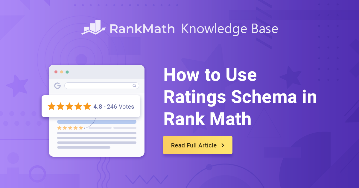 How to Earn Star Ratings in SERPs by Using Schema Markup With Rank Math? » Rank Math