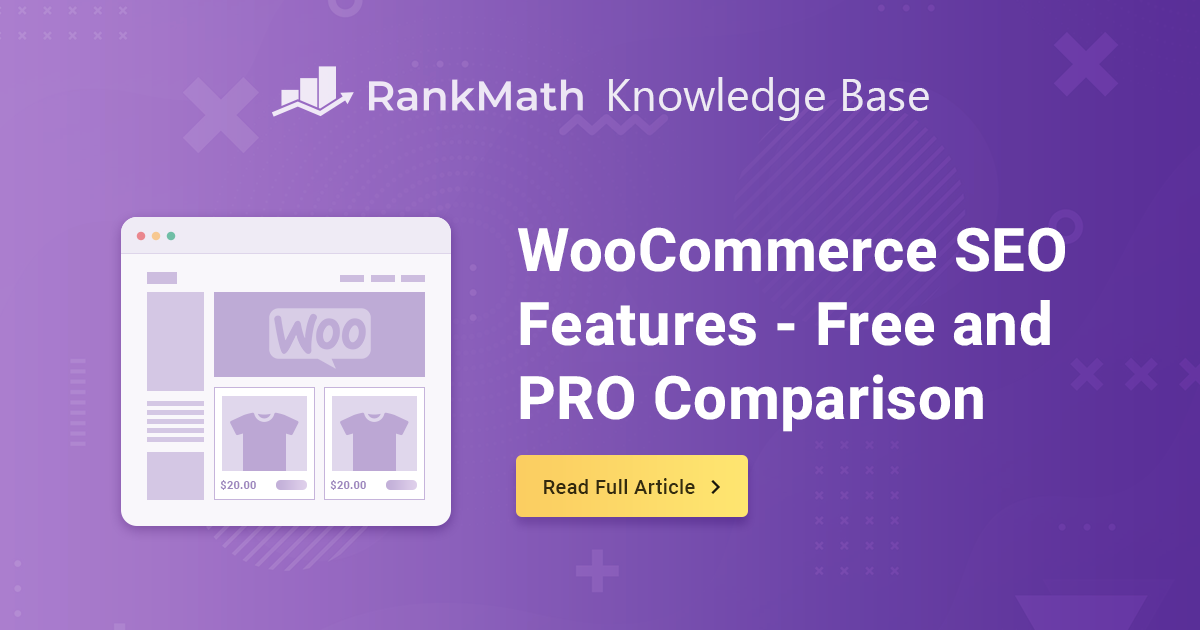 WooCommerce SEO Features – Rank Math vs. Rank Math PRO » Rank Math