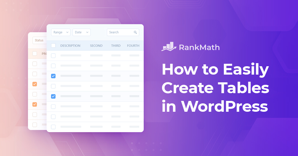 How To Create Tables In WordPress The Easy Way Rank Math