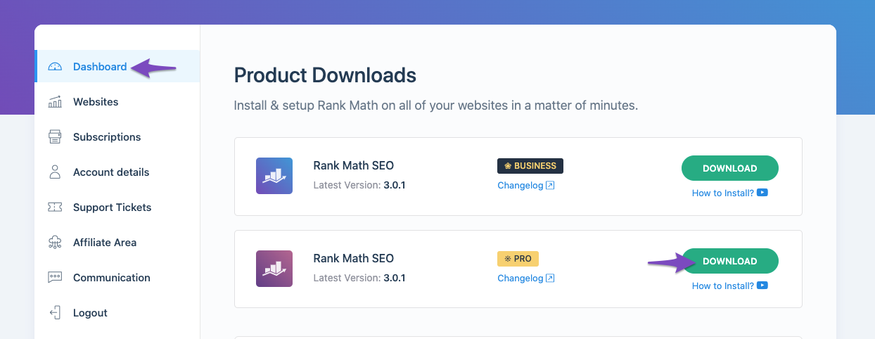 Installing Rank Math on a Multisite Environment » Rank Math