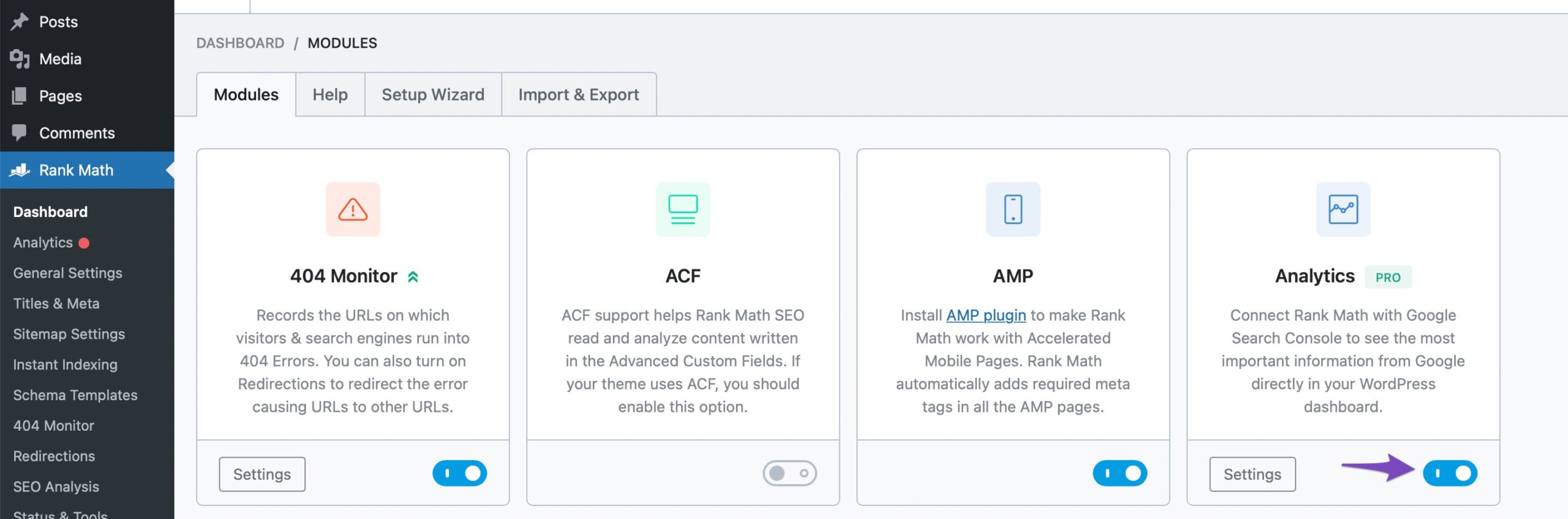 Google URL Inspection API Integration in Rank Math
