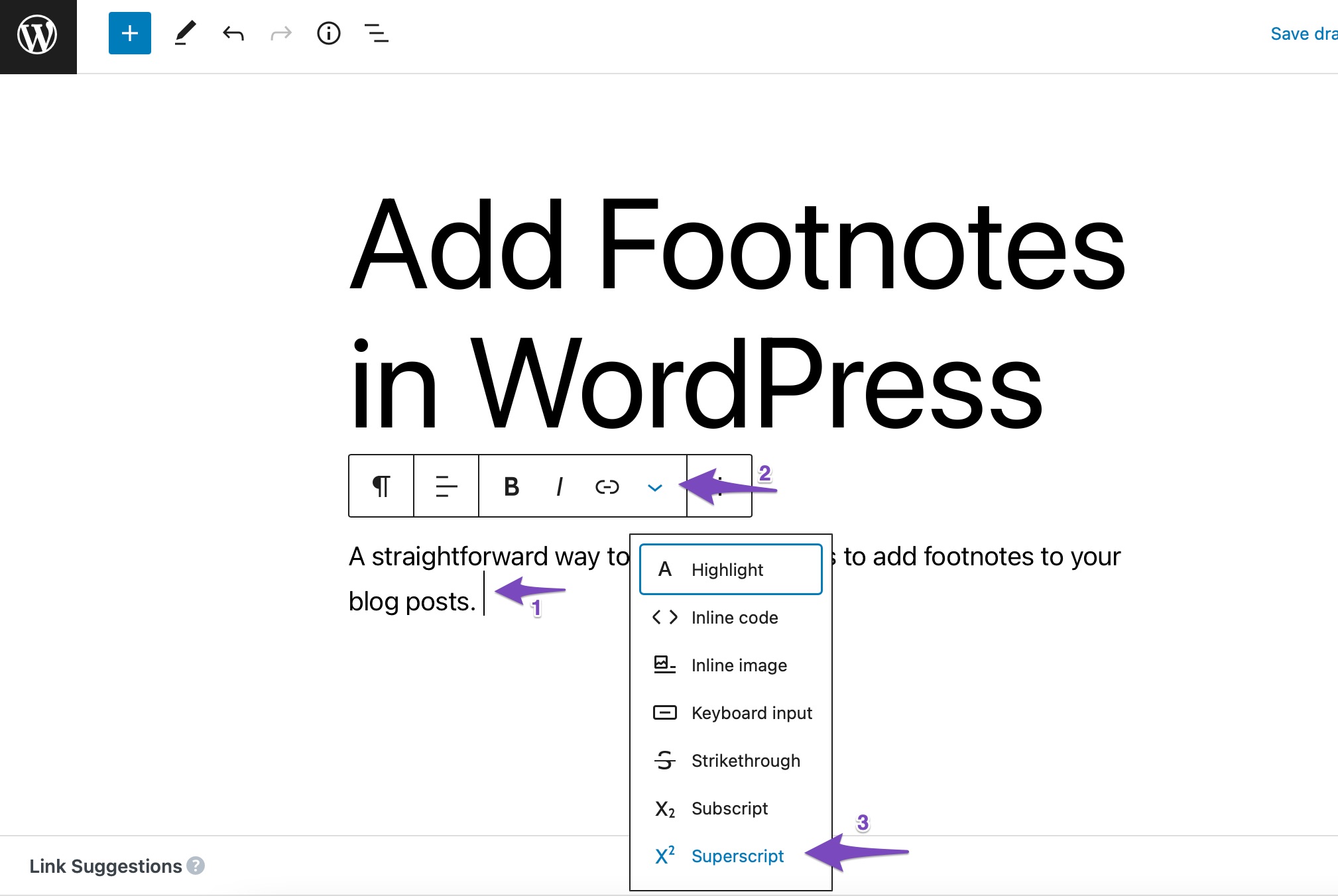 How To Add Footnotes In WordPress The Easy Way Rank Math