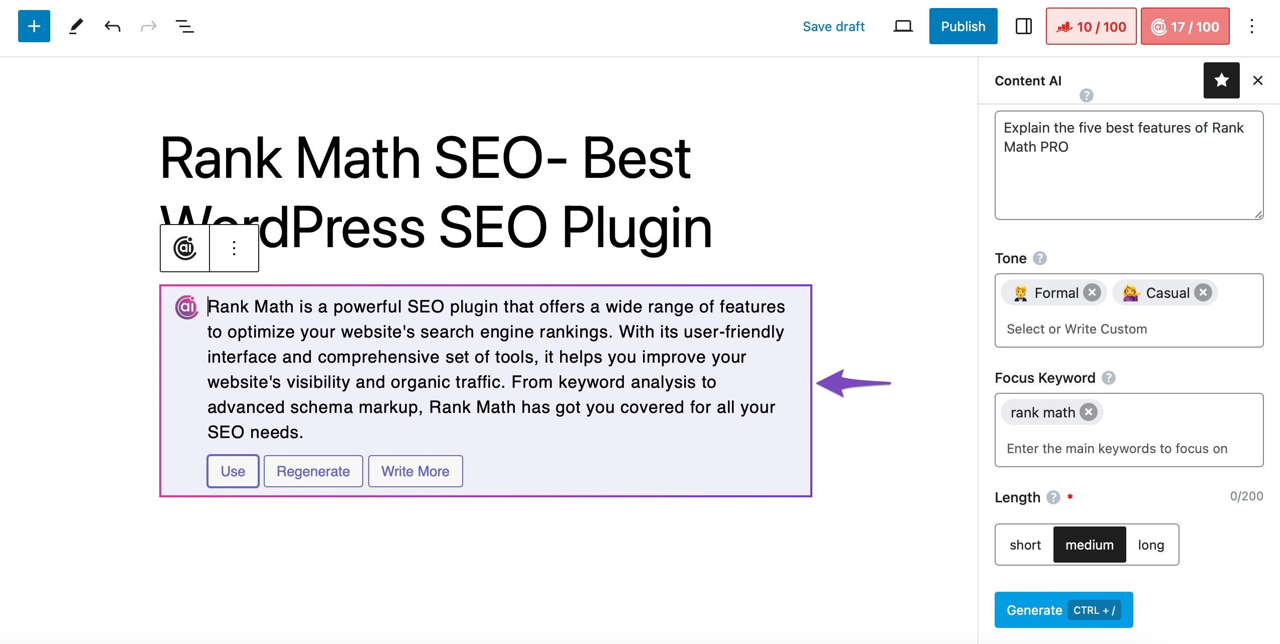 How to Use Rank Math's Content AI for SEO? » Rank Math