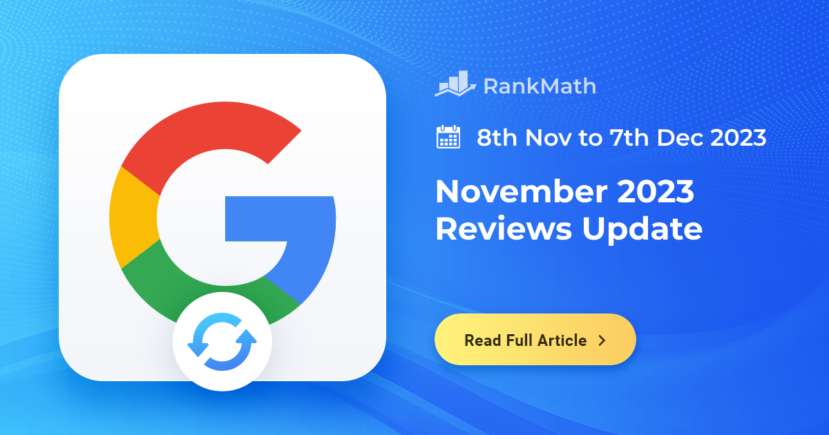 November 2023 Reviews Update » Rank Math