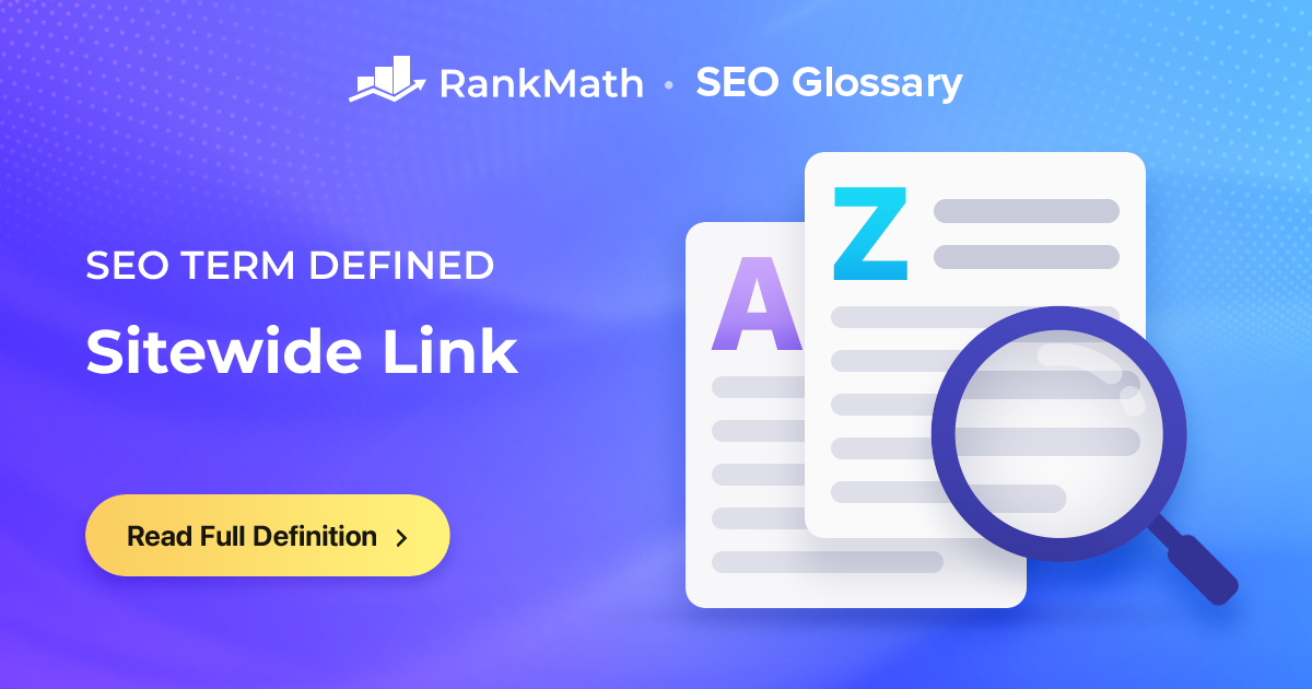 What is a Sitewide Link? » Rank Math