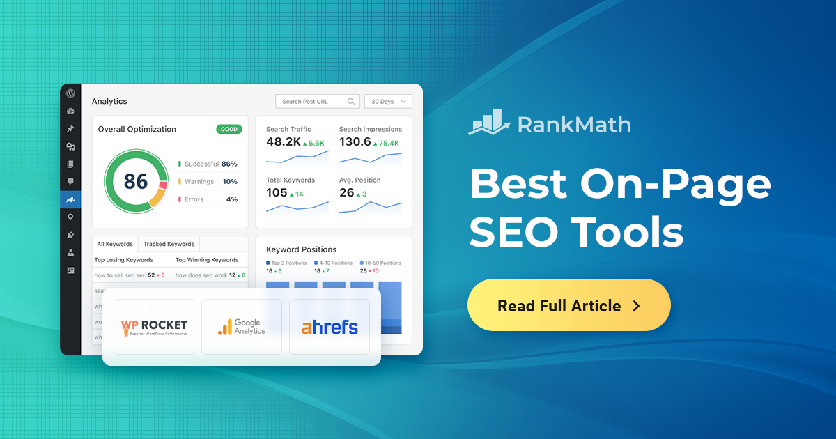 8 Best On-Page SEO Tools for WordPress » Rank Math