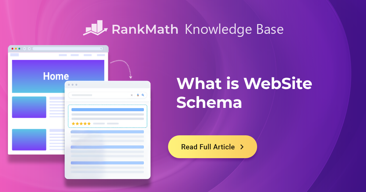 What is WebSite Schema and How Do You Implement It? » Rank Math