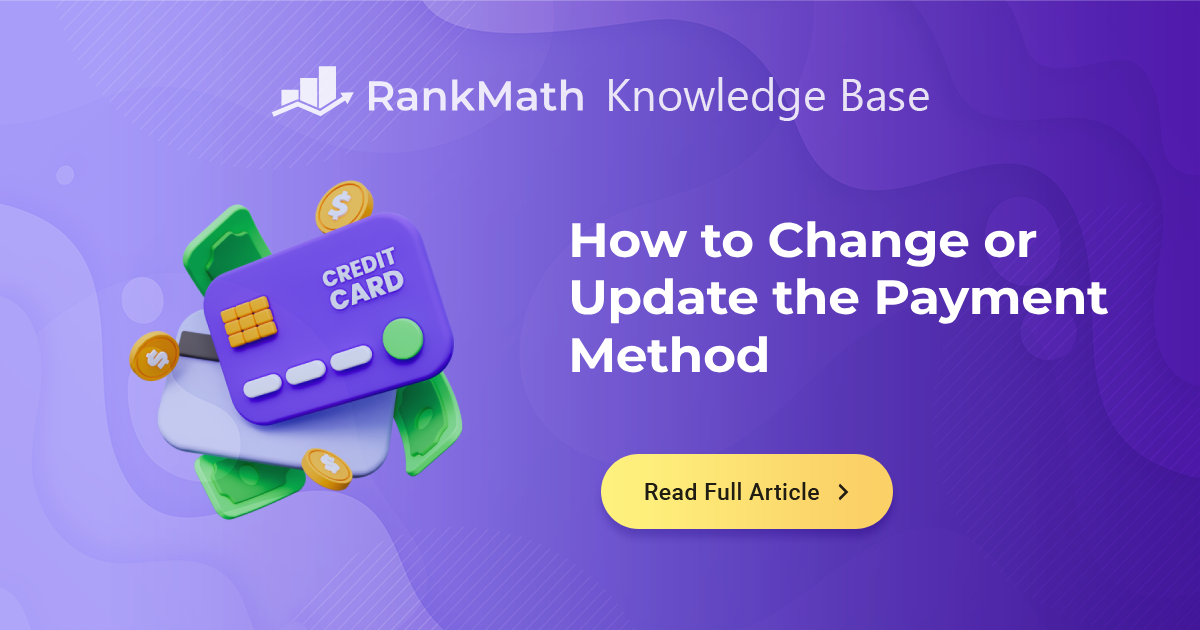 How to Change or Update the Payment Method » Rank Math