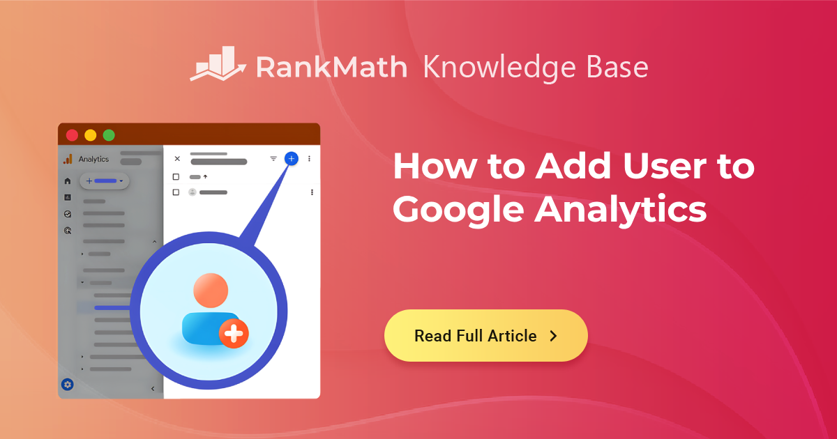 How to Add User to Google Analytics » Rank Math