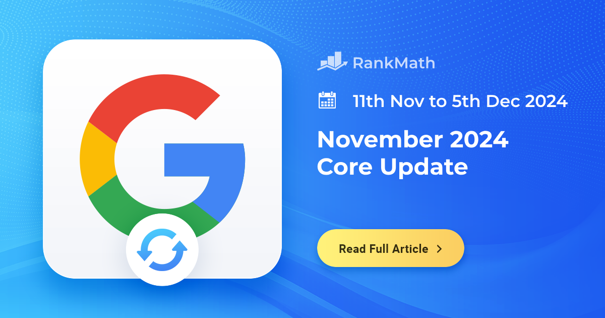 November 2024 Core Update » Rank Math