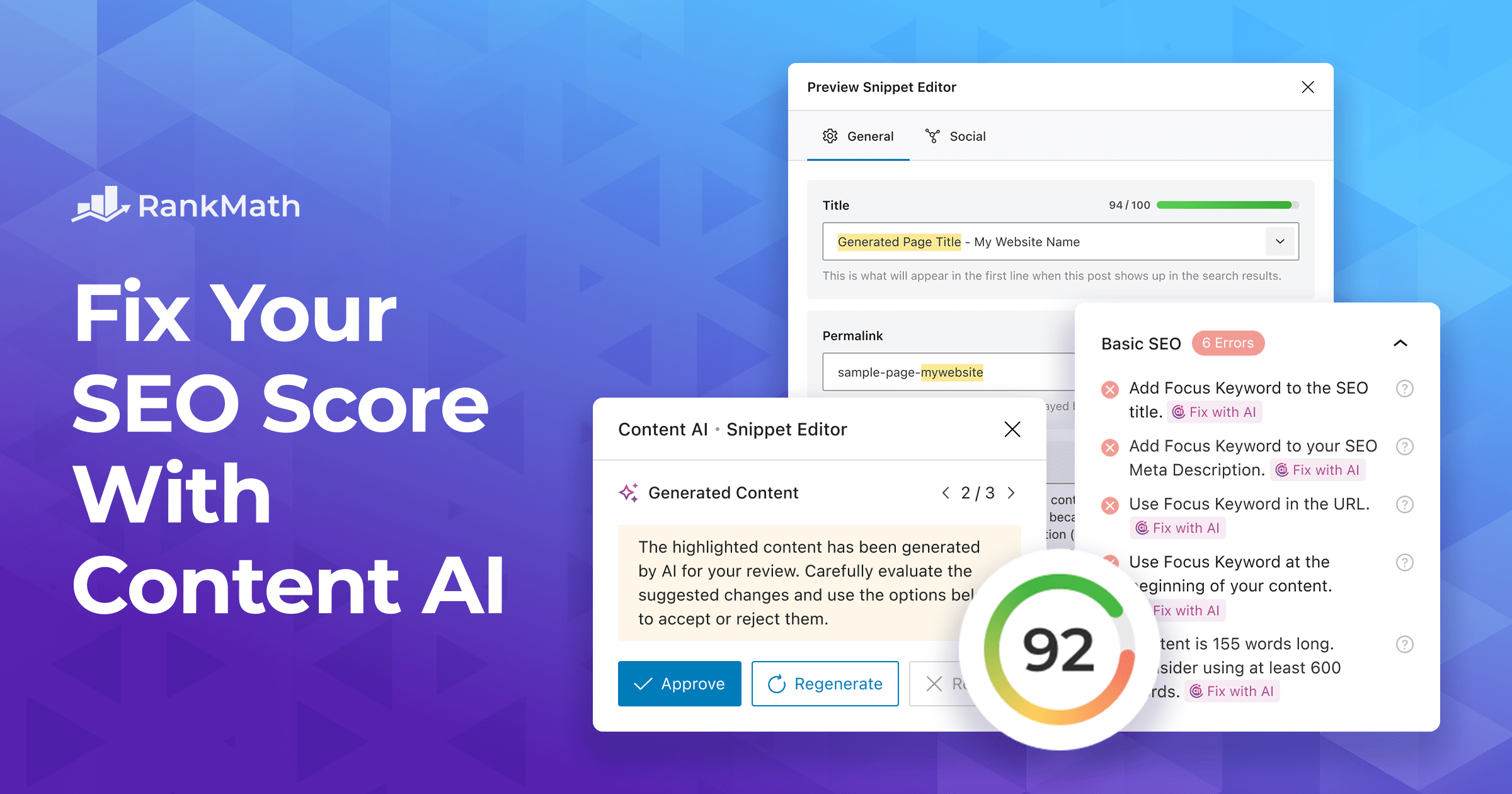 How to Fix Rank Math SEO Tests Using Content AI » Rank Math