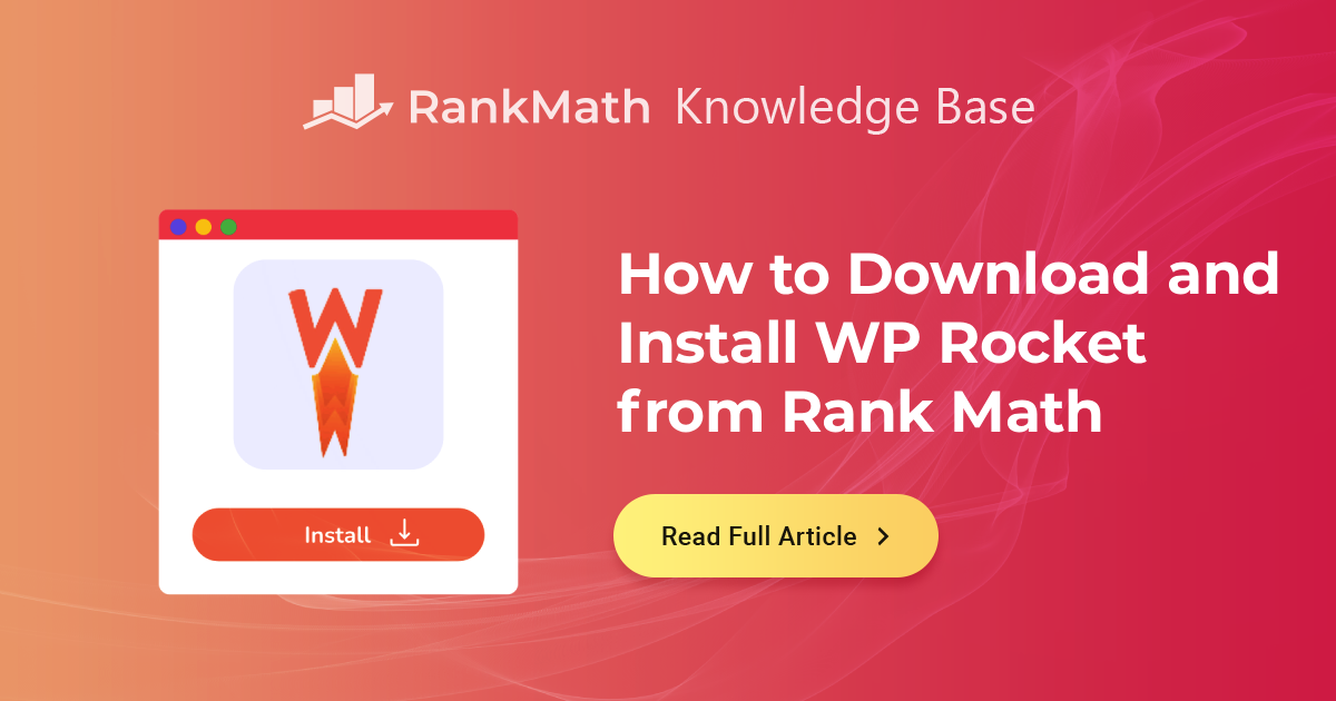 How to Download & Install WP Rocket from Rank Math Website? » Rank Math