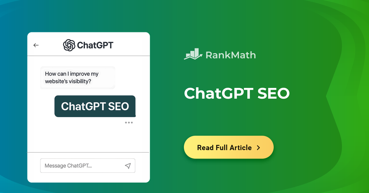 ChatGPT SEO: How to Get Your Product or Brand Mentioned by ChatGPT » Rank Math